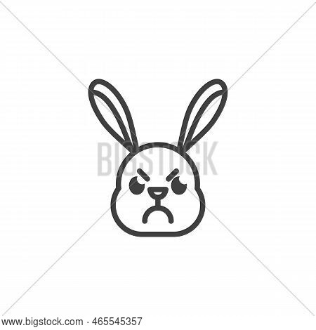 Angry Rabbit Face Vector & Photo (Free Trial) | Bigstock