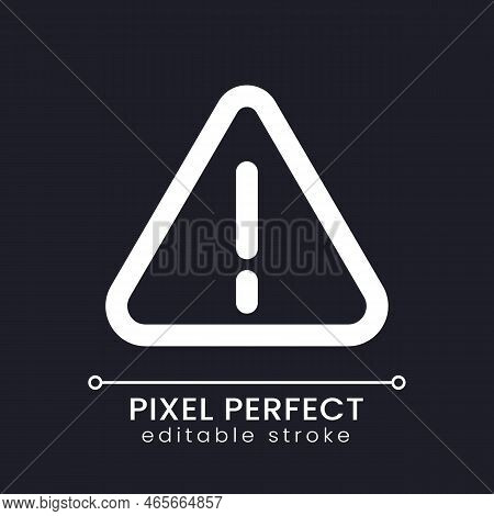 Caution Sign Pixel Vector & Photo (Free Trial) | Bigstock