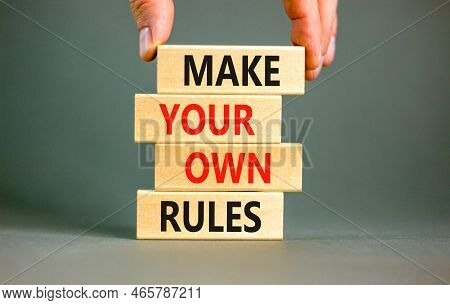 Make Your Own Rules Image & Photo (Free Trial) | Bigstock