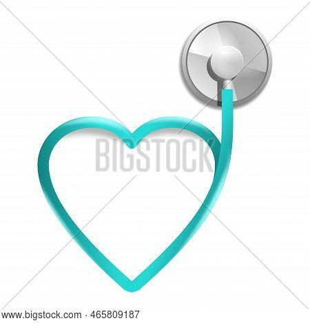 Stethoscope Heart Vector & Photo (Free Trial) | Bigstock