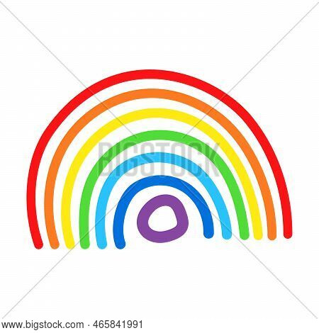 Cartoon Rainbow Vector & Photo (Free Trial) | Bigstock