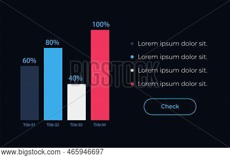 Bar Chart Percentage Vector & Photo (Free Trial) | Bigstock