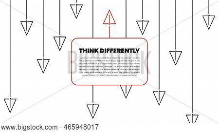 Think Differently. Vector & Photo (Free Trial) | Bigstock