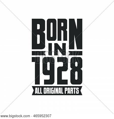 Born 1928 Birthday Vector & Photo (Free Trial) | Bigstock