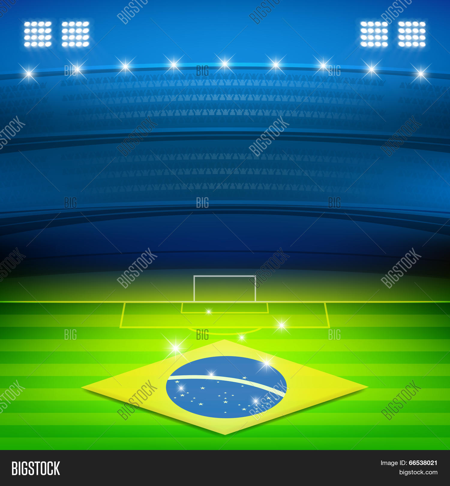 Brazil Soccer Stadium Vector & Photo (Free Trial) | Bigstock