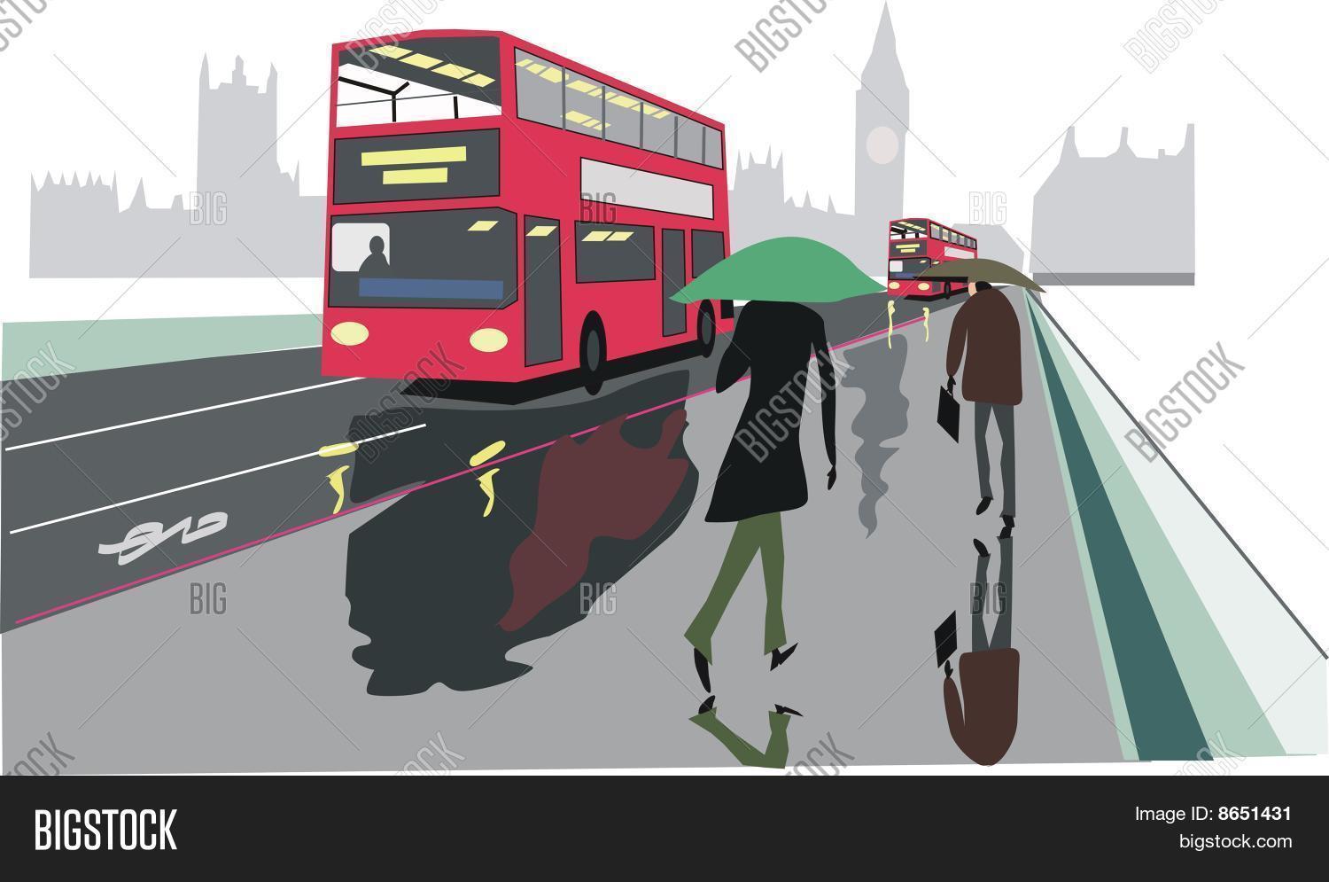London Red Bus Vector & Photo (Free Trial) | Bigstock