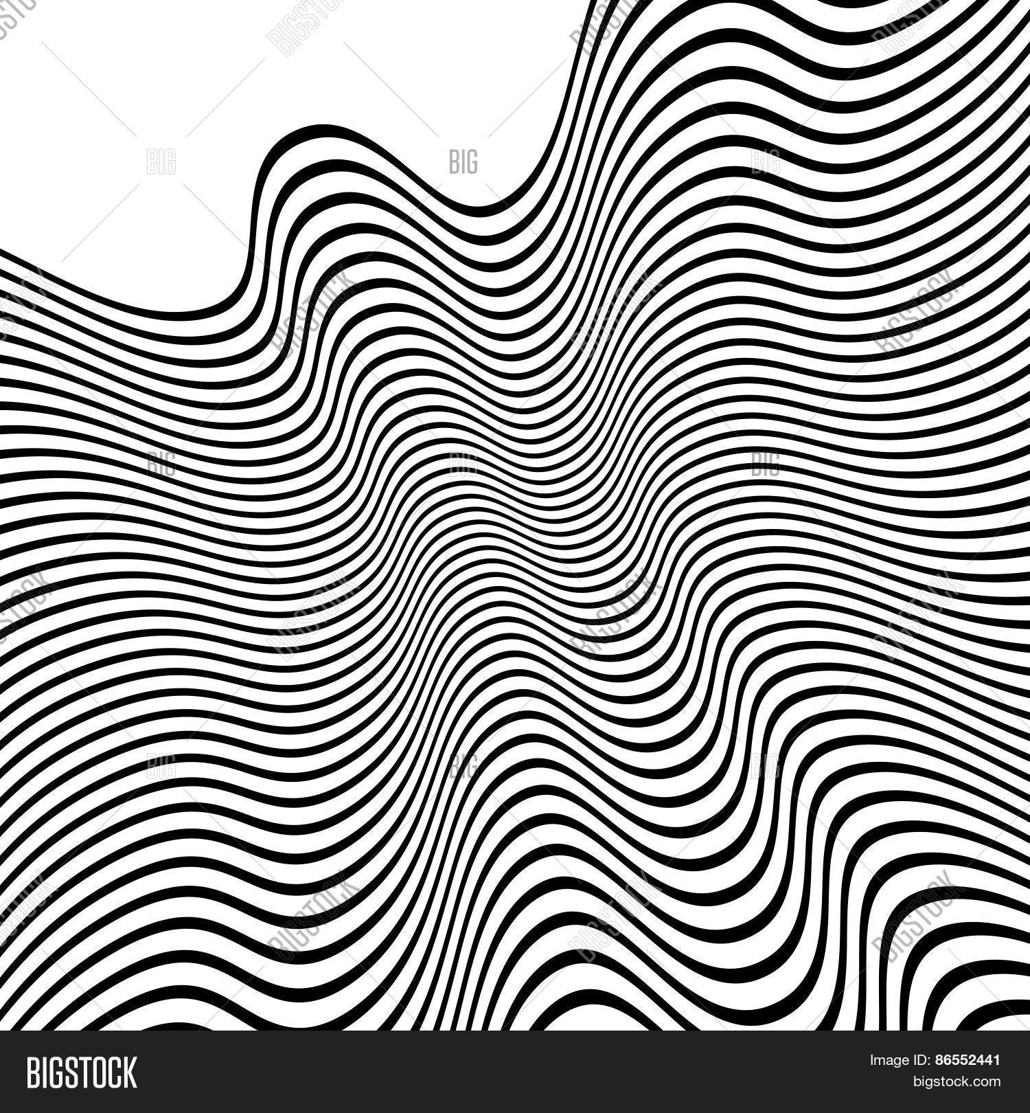 Distorted Lines Vector & Photo (Free Trial) | Bigstock