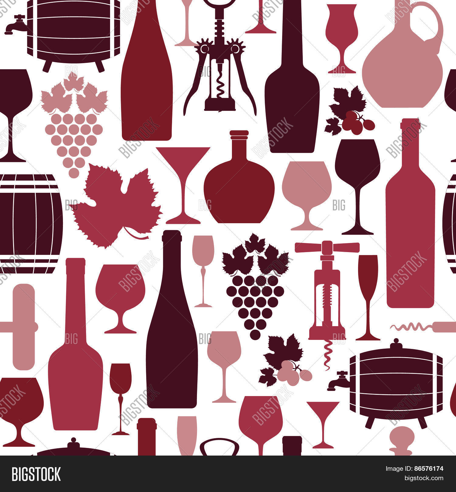 Vector Stock Wine Vector & Photo (Free Trial) | Bigstock