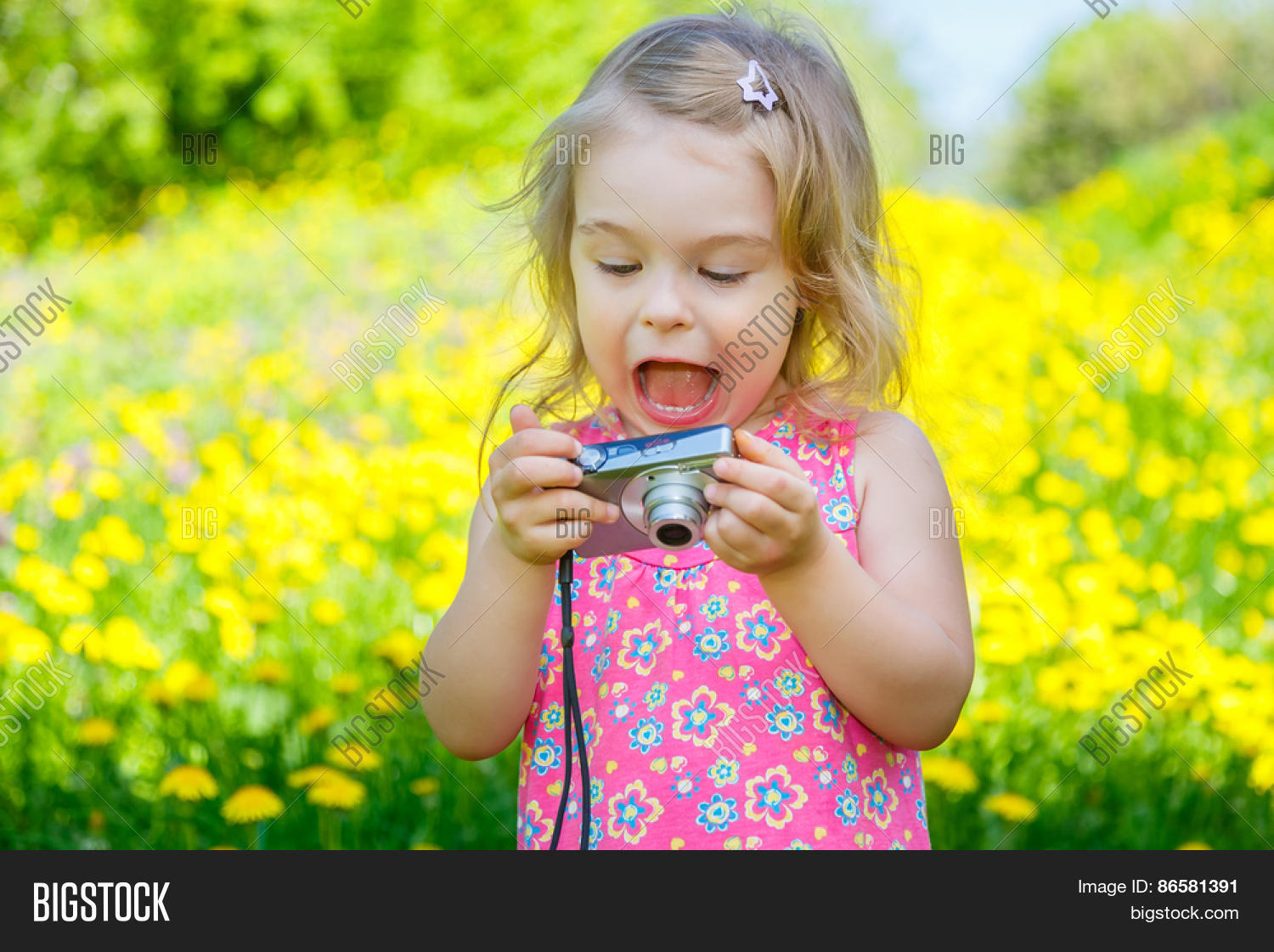 Little Girl Amazed By Image & Photo (Free Trial) | Bigstock