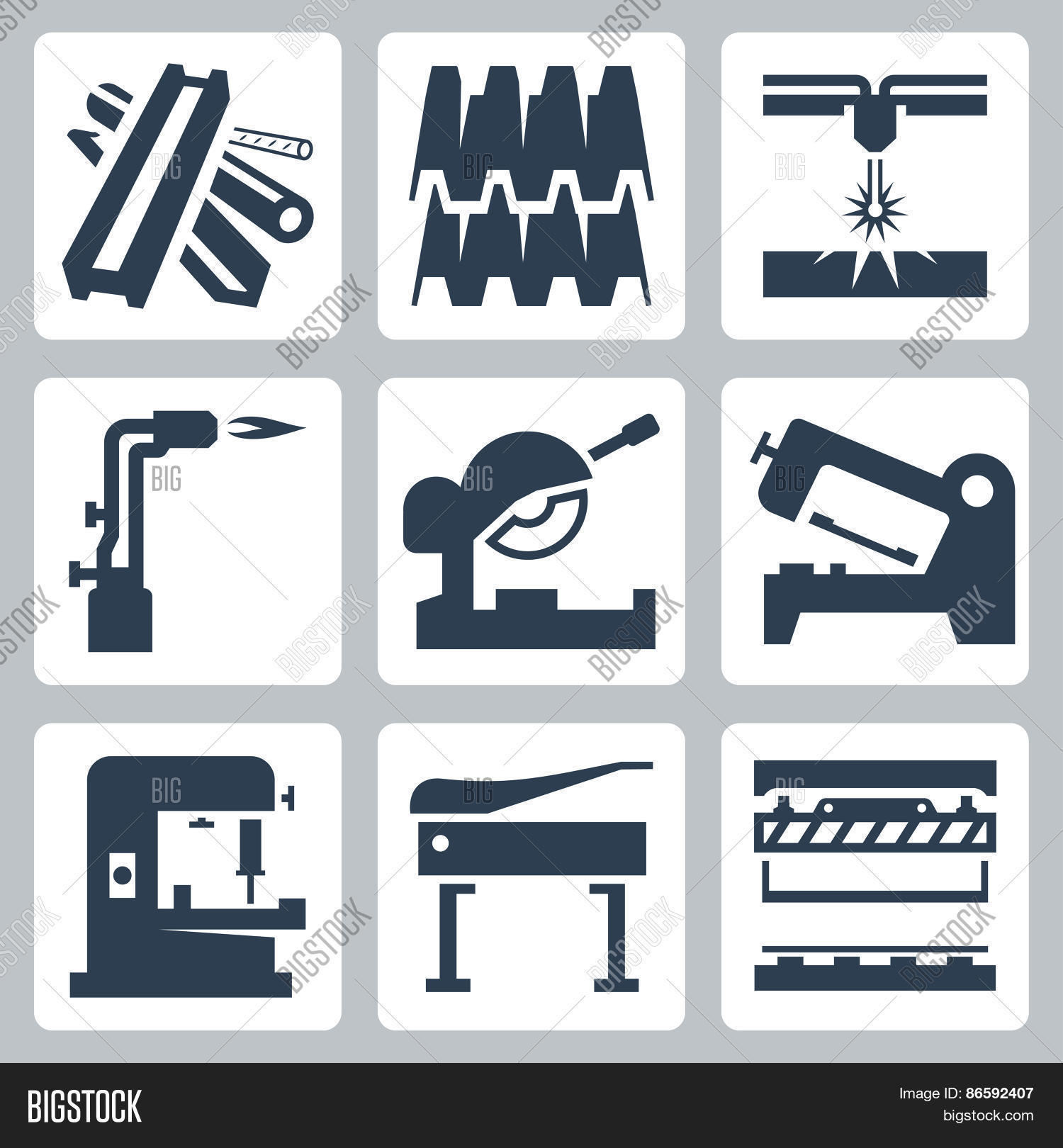 Metal Cutting Metal Vector & Photo (Free Trial) | Bigstock