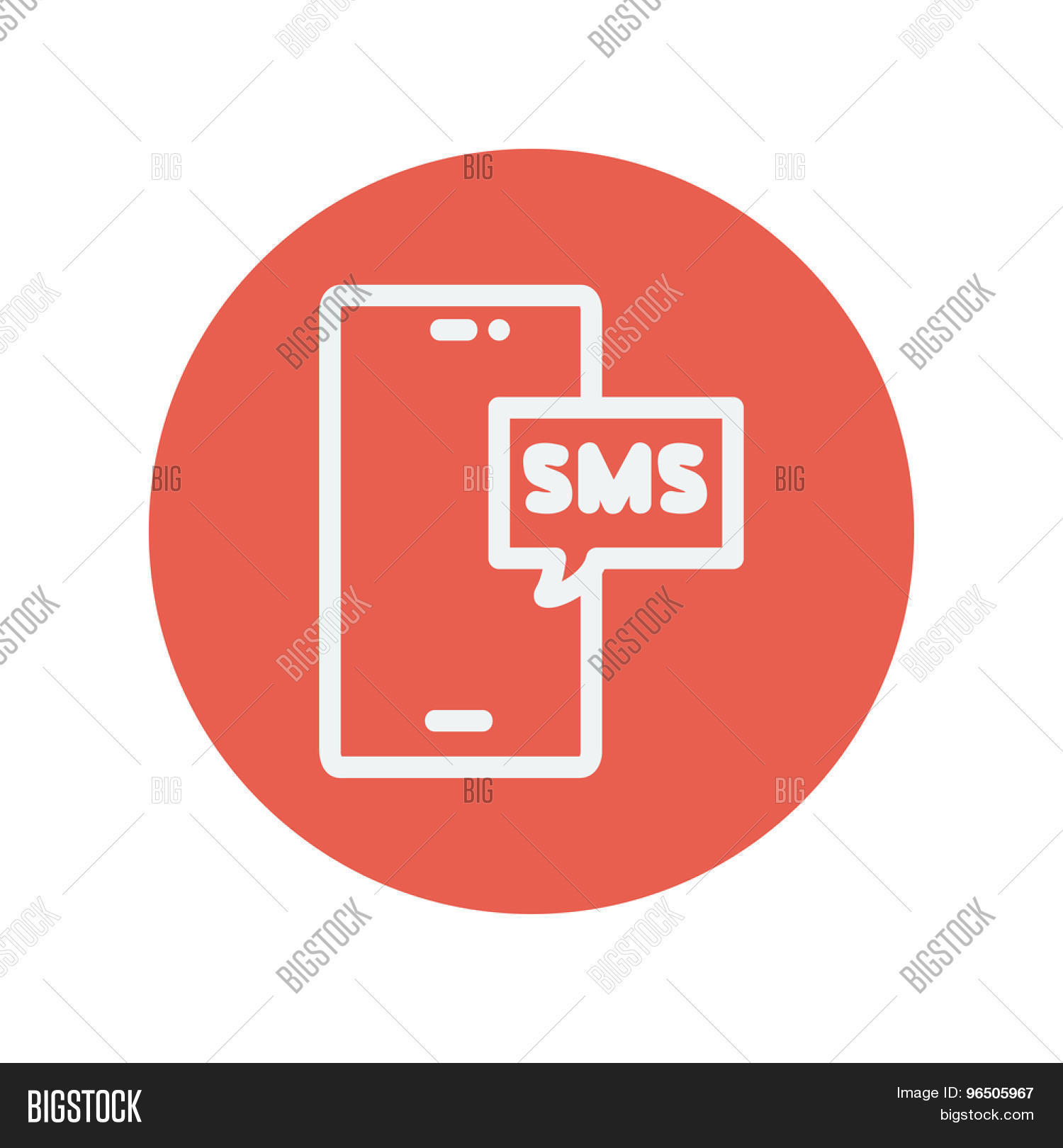 Mobile Phone SMS Can Vector & Photo (Free Trial) | Bigstock