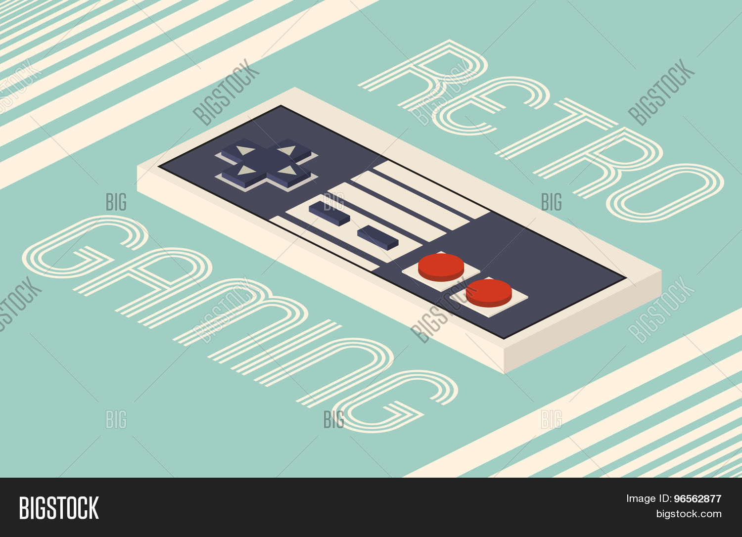Retro Gaming Vector Vector & Photo (Free Trial) | Bigstock