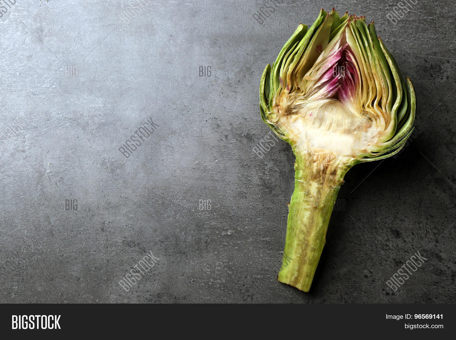 Artichoke On Color Image & Photo (Free Trial) | Bigstock