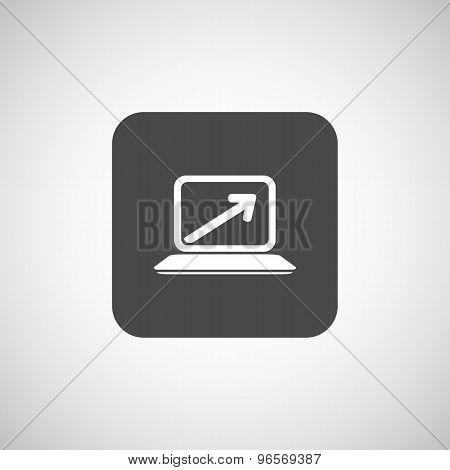 Laptop Arrow Pointing Vector & Photo (Free Trial) | Bigstock
