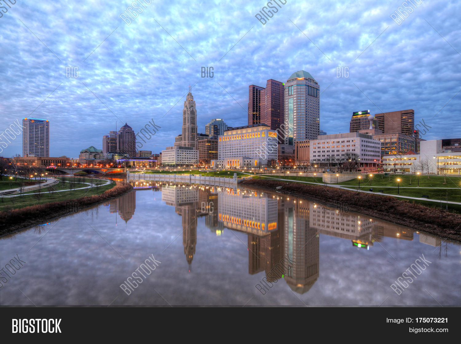 Evening Columbus Ohio Image & Photo (Free Trial) | Bigstock