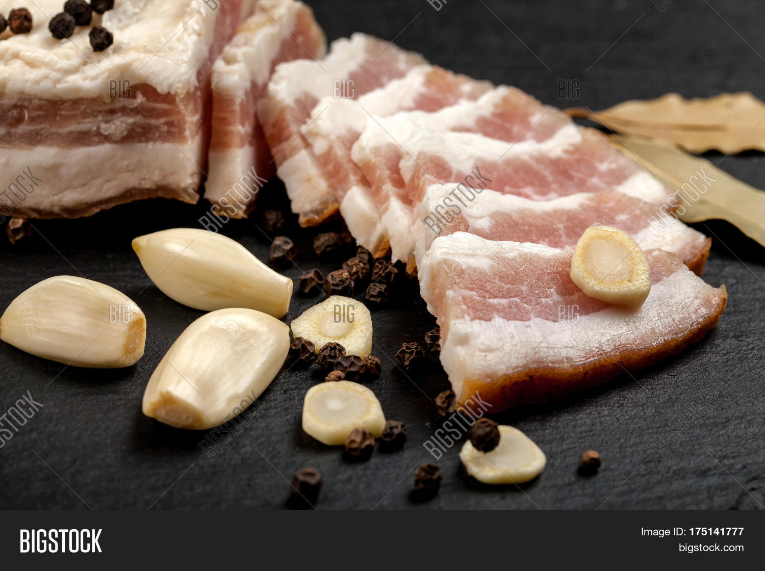 Fresh Bacon Garlic Image & Photo (Free Trial) | Bigstock