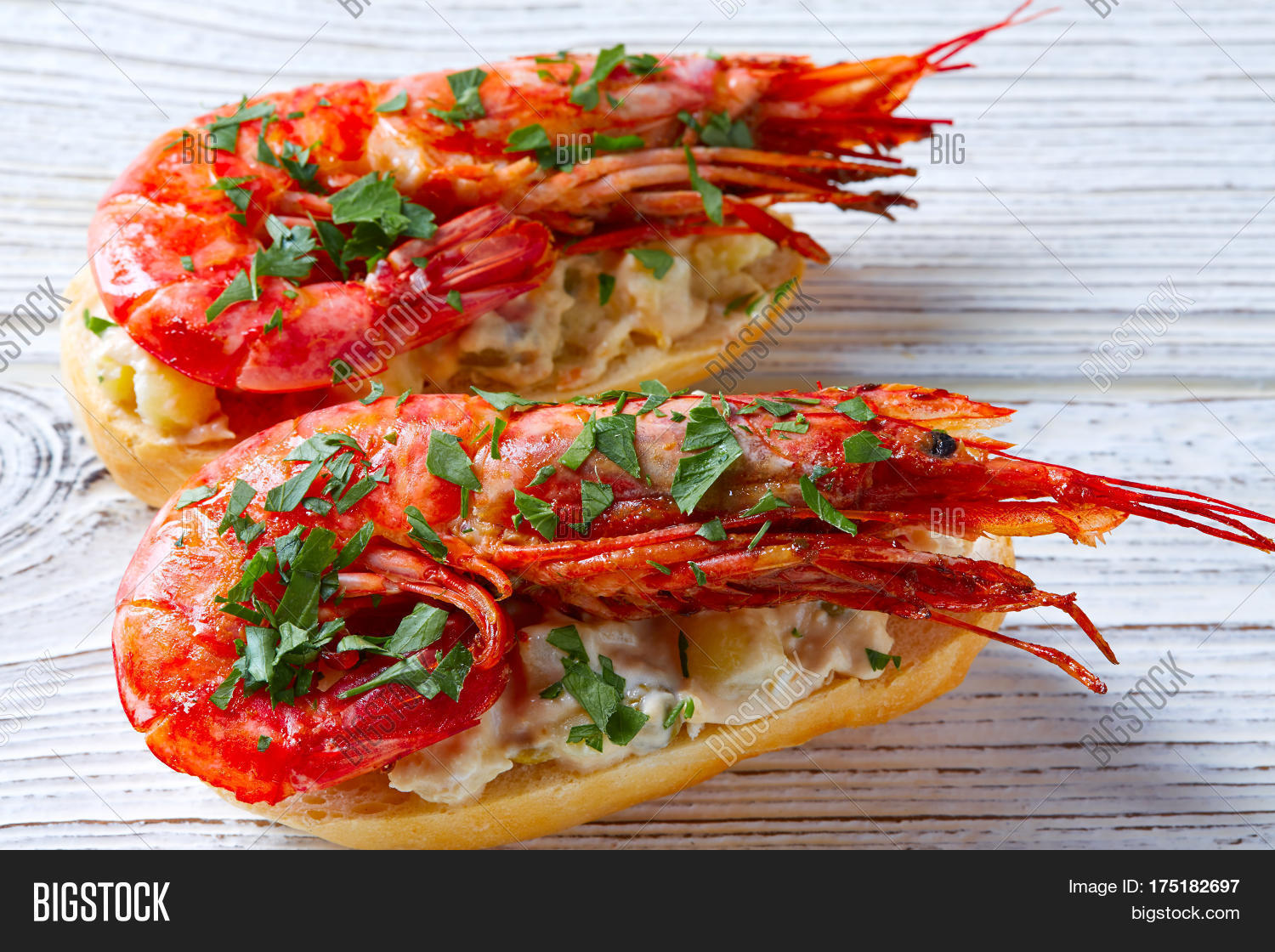 Shrimp Pinchos Seafood Image & Photo (Free Trial) | Bigstock