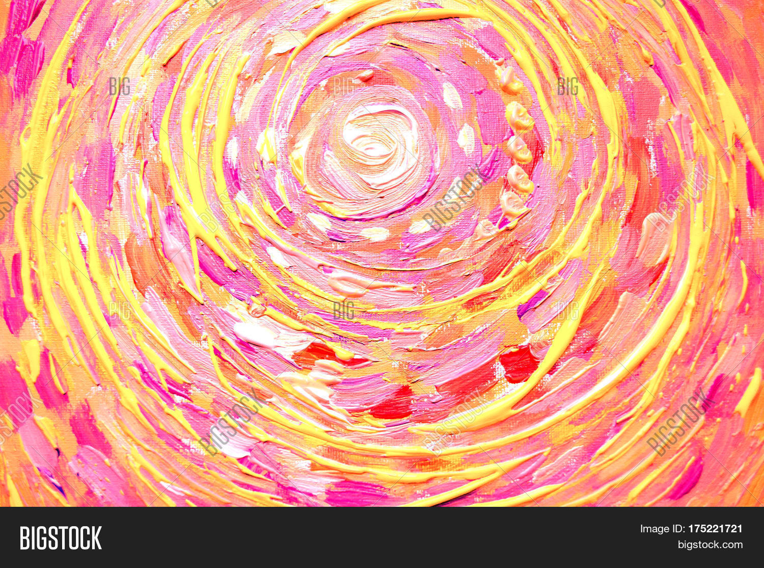 Abstract Painting Sun Image & Photo (Free Trial) | Bigstock
