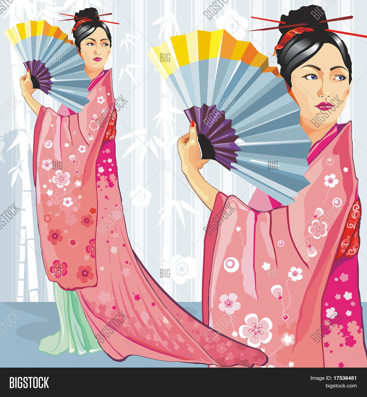 Portrait Japanese Vector & Photo (Free Trial) | Bigstock