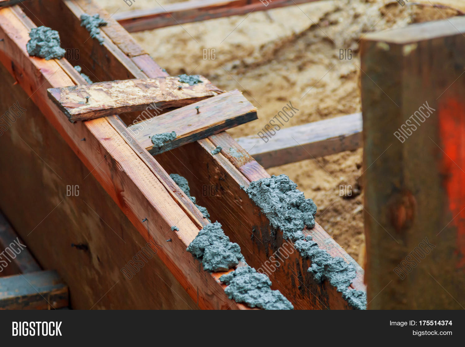 Wood Formwork Concrete Image & Photo (Free Trial) | Bigstock