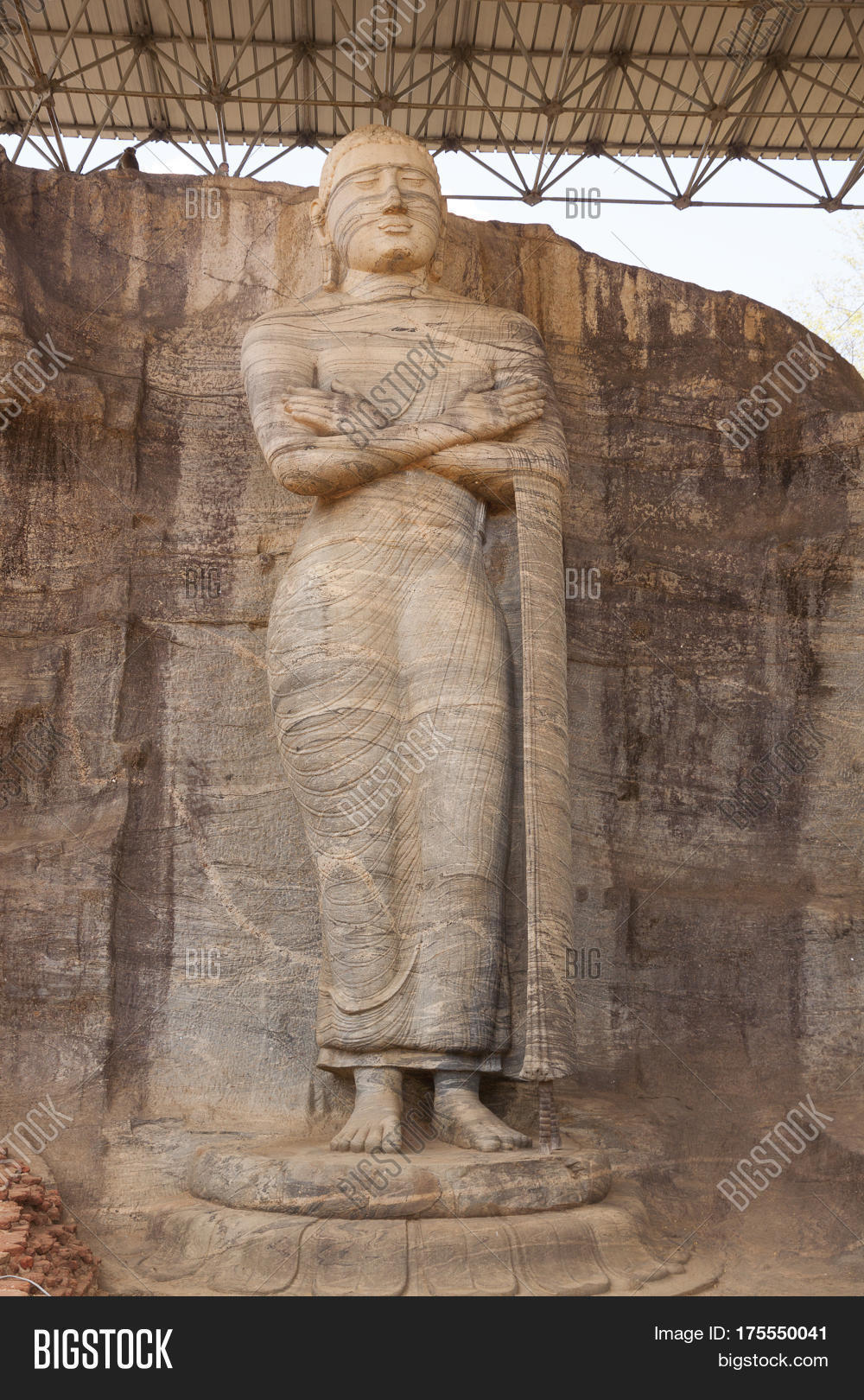 Statue Standing Buddha Image & Photo (Free Trial) | Bigstock