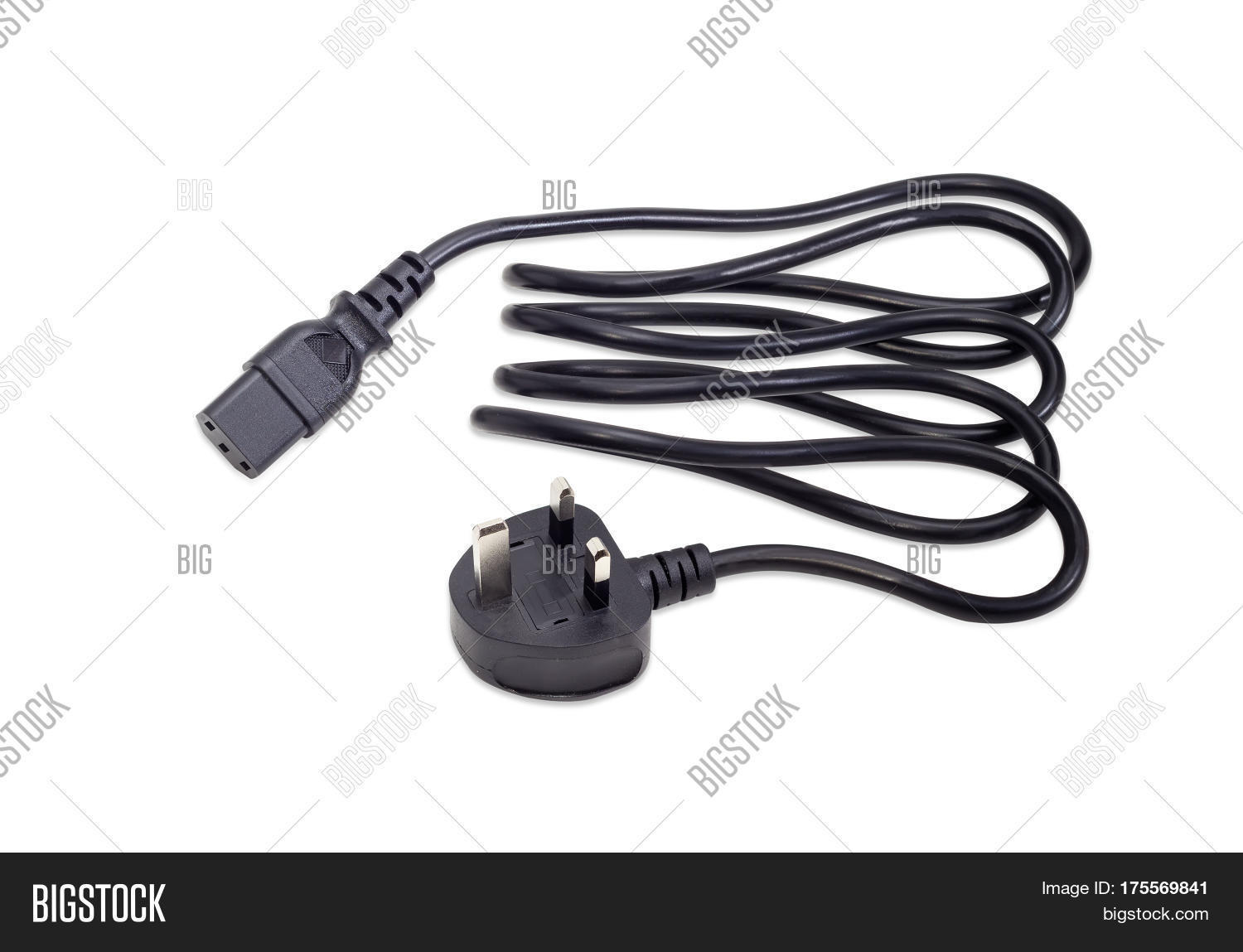 Black Power Cord BS Image & Photo (Free Trial) | Bigstock