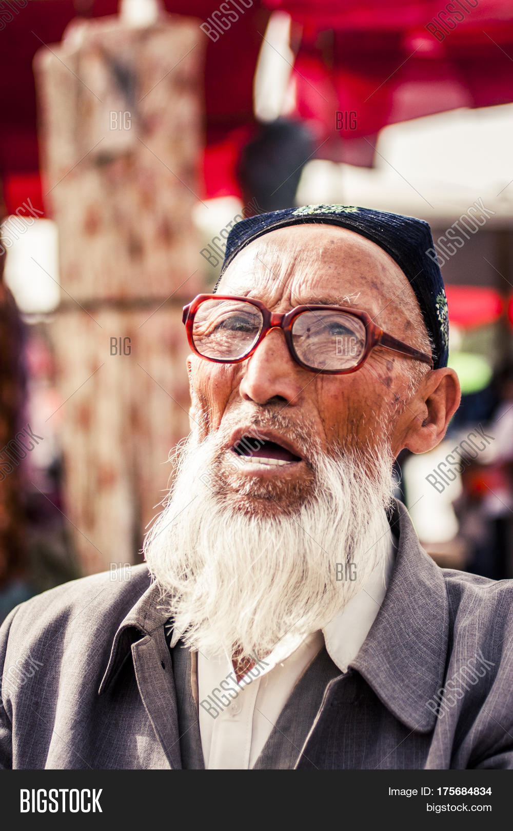 Portrait Uyghur Man Image & Photo (Free Trial) | Bigstock
