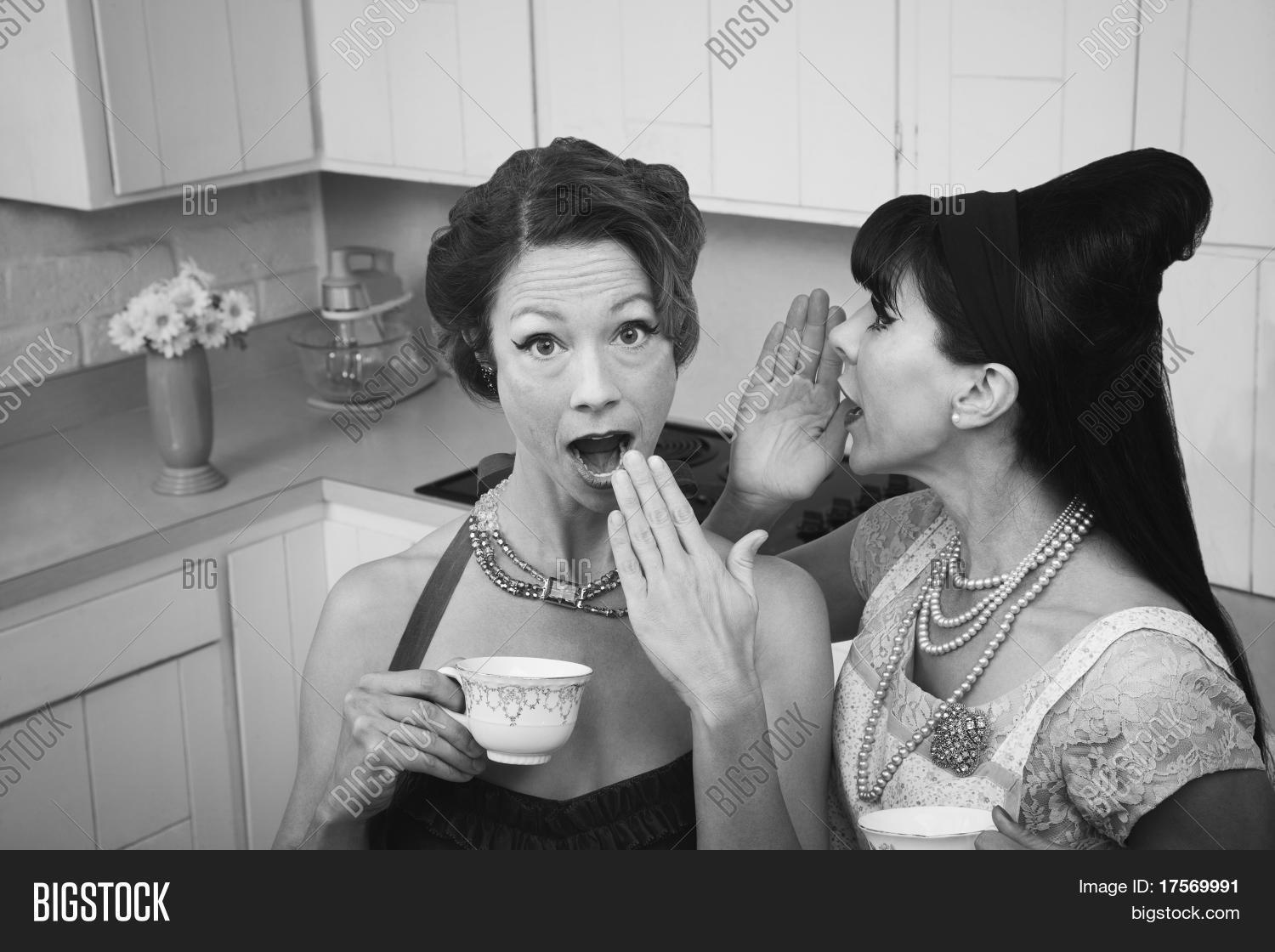 Woman Whispers Secret Image & Photo (Free Trial) | Bigstock