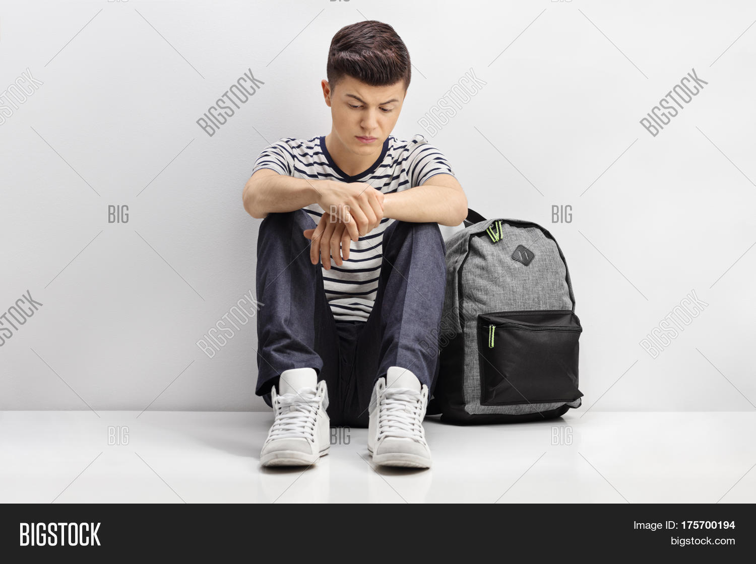 Sad Teenage Student Image & Photo (Free Trial) | Bigstock