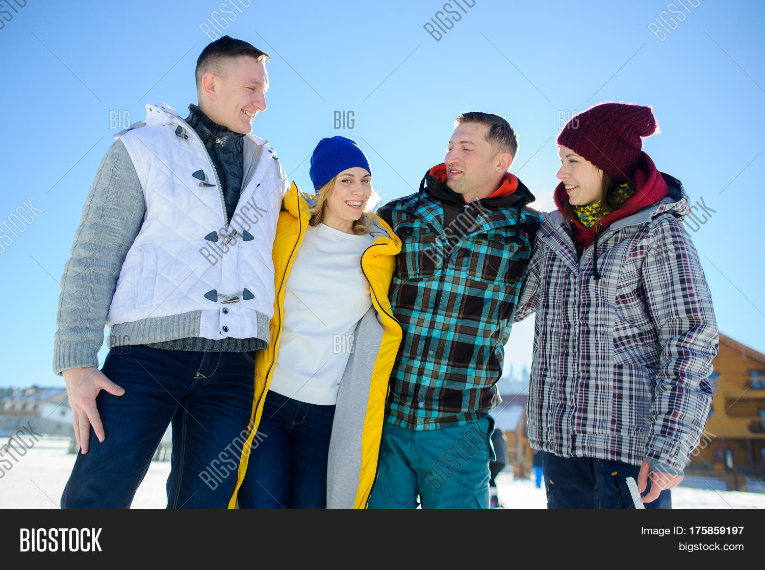 Cheerful Group Friends Image & Photo (Free Trial) | Bigstock