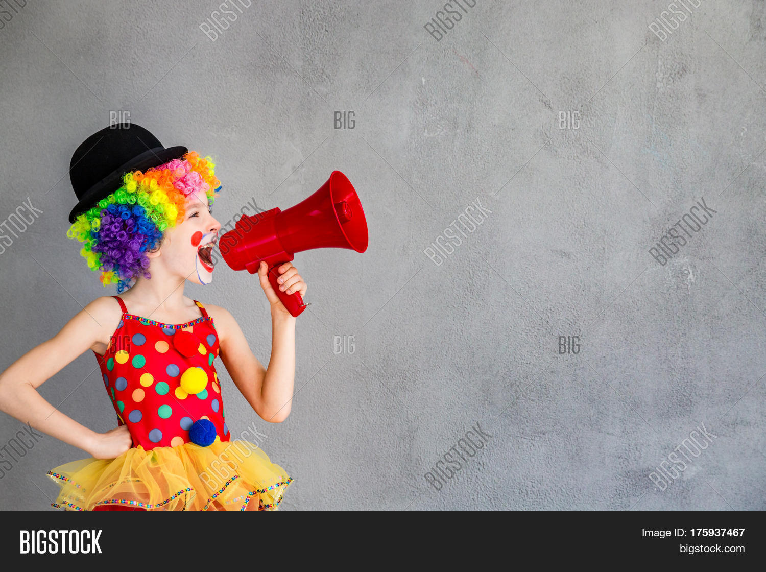 Funny Kid Clown Image & Photo (Free Trial) | Bigstock
