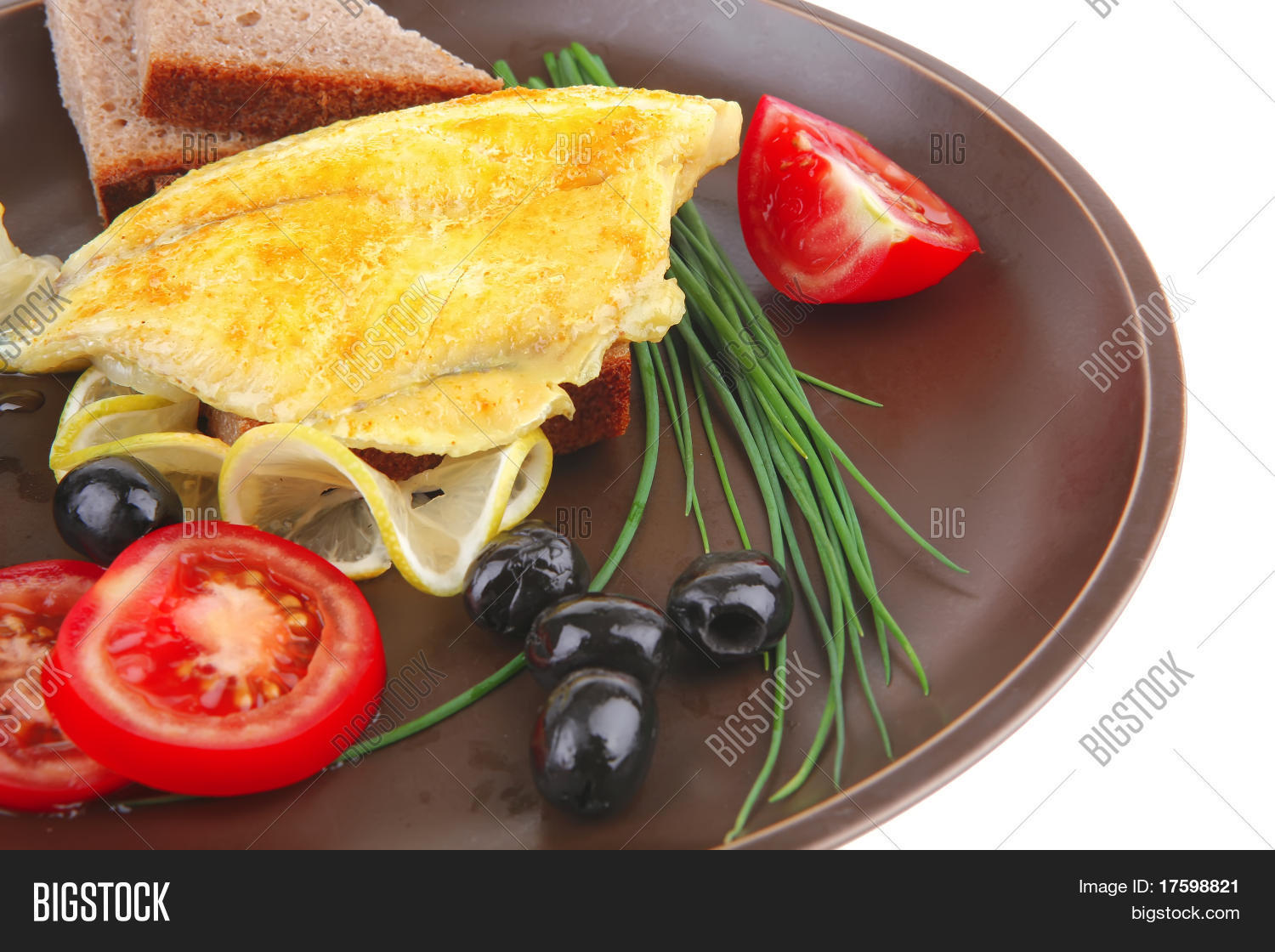 Fish Fillet Greek Image & Photo (Free Trial) | Bigstock