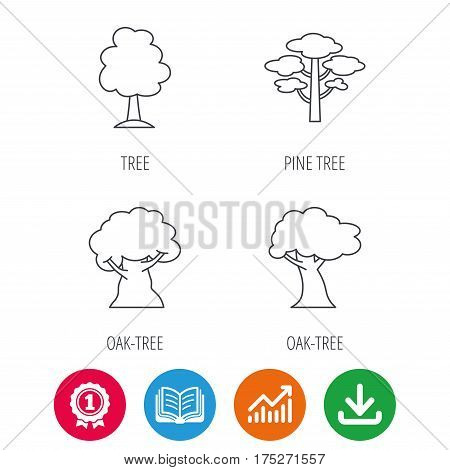 Pine Tree, Oak-tree Vector & Photo (Free Trial) | Bigstock