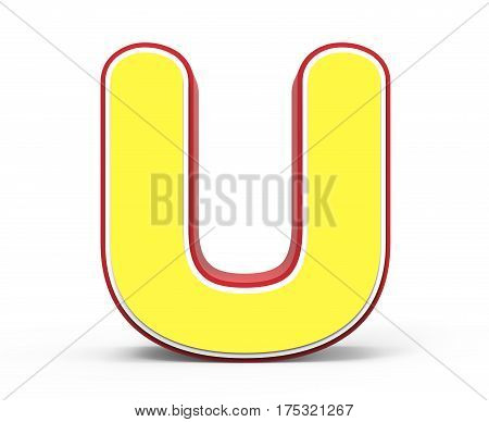 Yellow Letter U Image & Photo (Free Trial) | Bigstock
