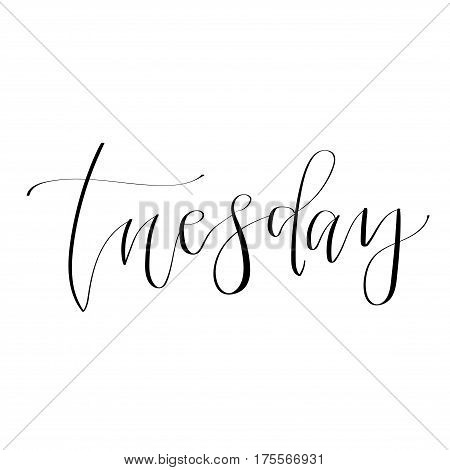 Tuesday - Hand Drawn Vector & Photo (Free Trial) | Bigstock