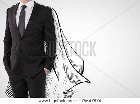 Businessman Drawn Cape Image & Photo (Free Trial) | Bigstock
