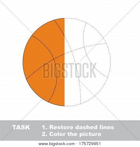Basketball Ball. Dot Vector & Photo (Free Trial) | Bigstock