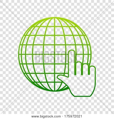 Earth Globe Cursor. Vector & Photo (Free Trial) | Bigstock