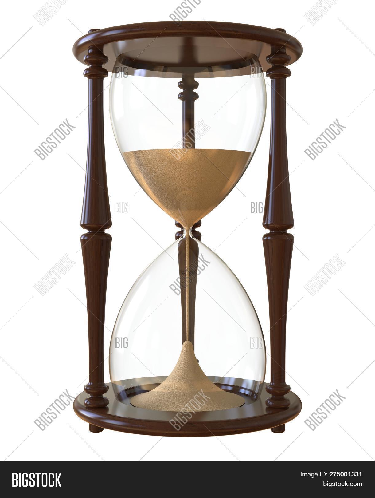 Hourglass Wooden Top Image And Photo Free Trial Bigstock