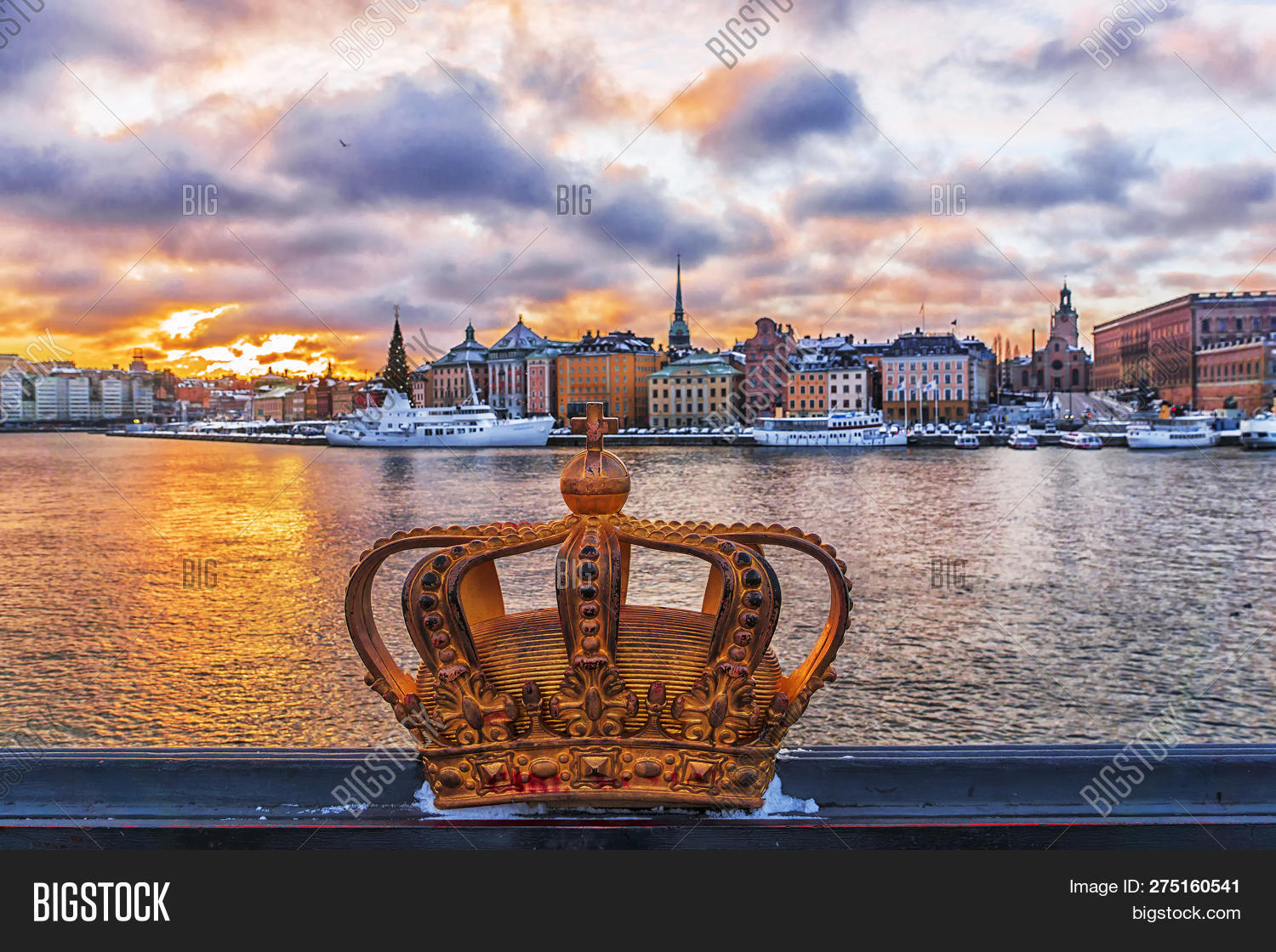 View Stockholm Sunset Image & Photo (Free Trial) | Bigstock