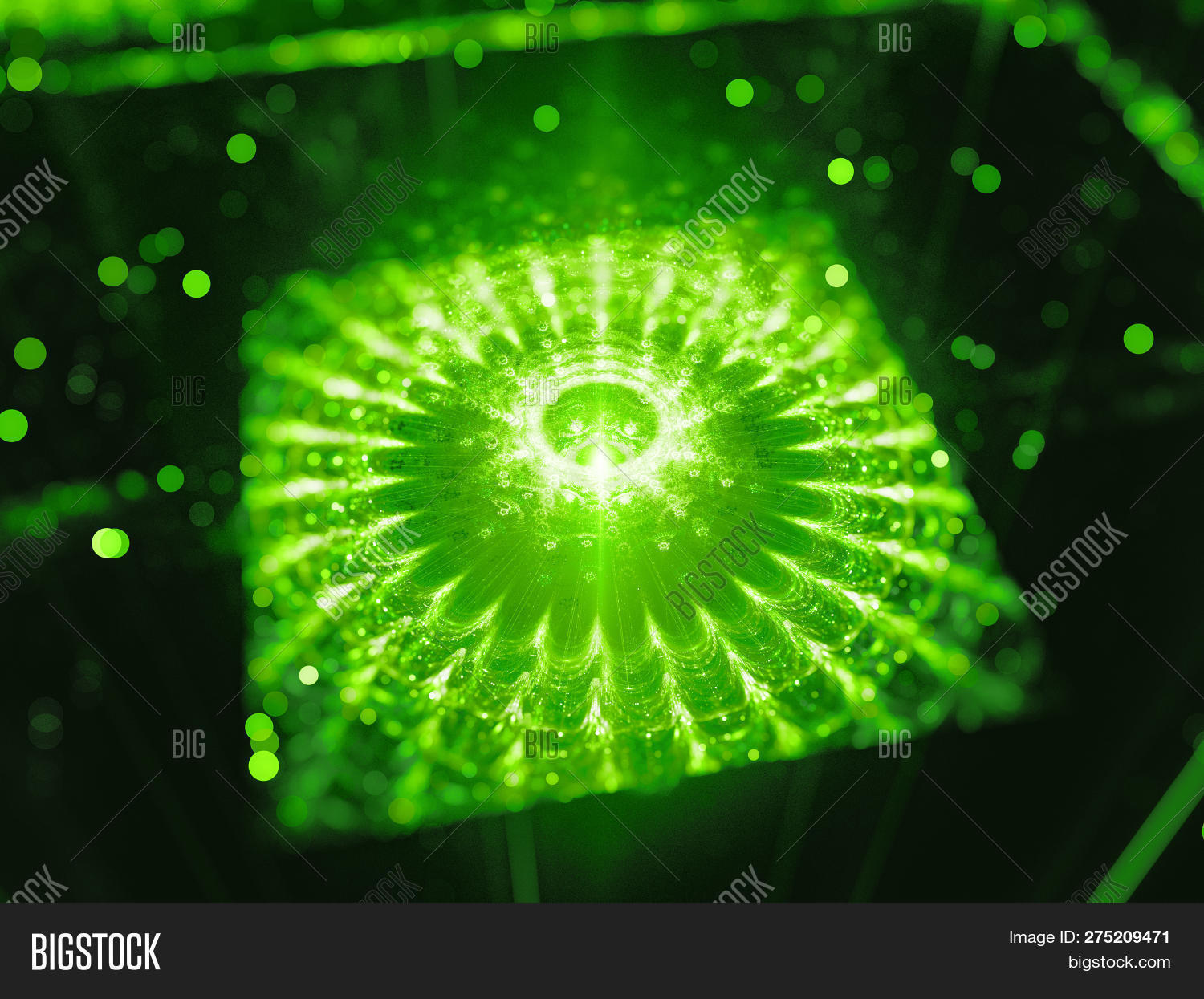 Green Glowing Quantum Image & Photo (Free Trial) | Bigstock