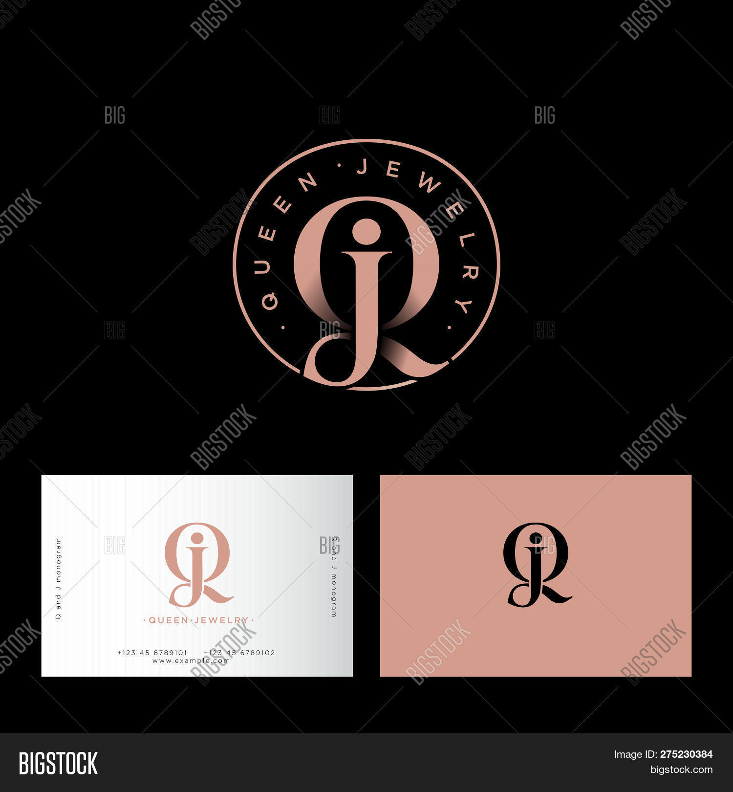 Queen Jewelry Logo. Q Vector & Photo (Free Trial) | Bigstock