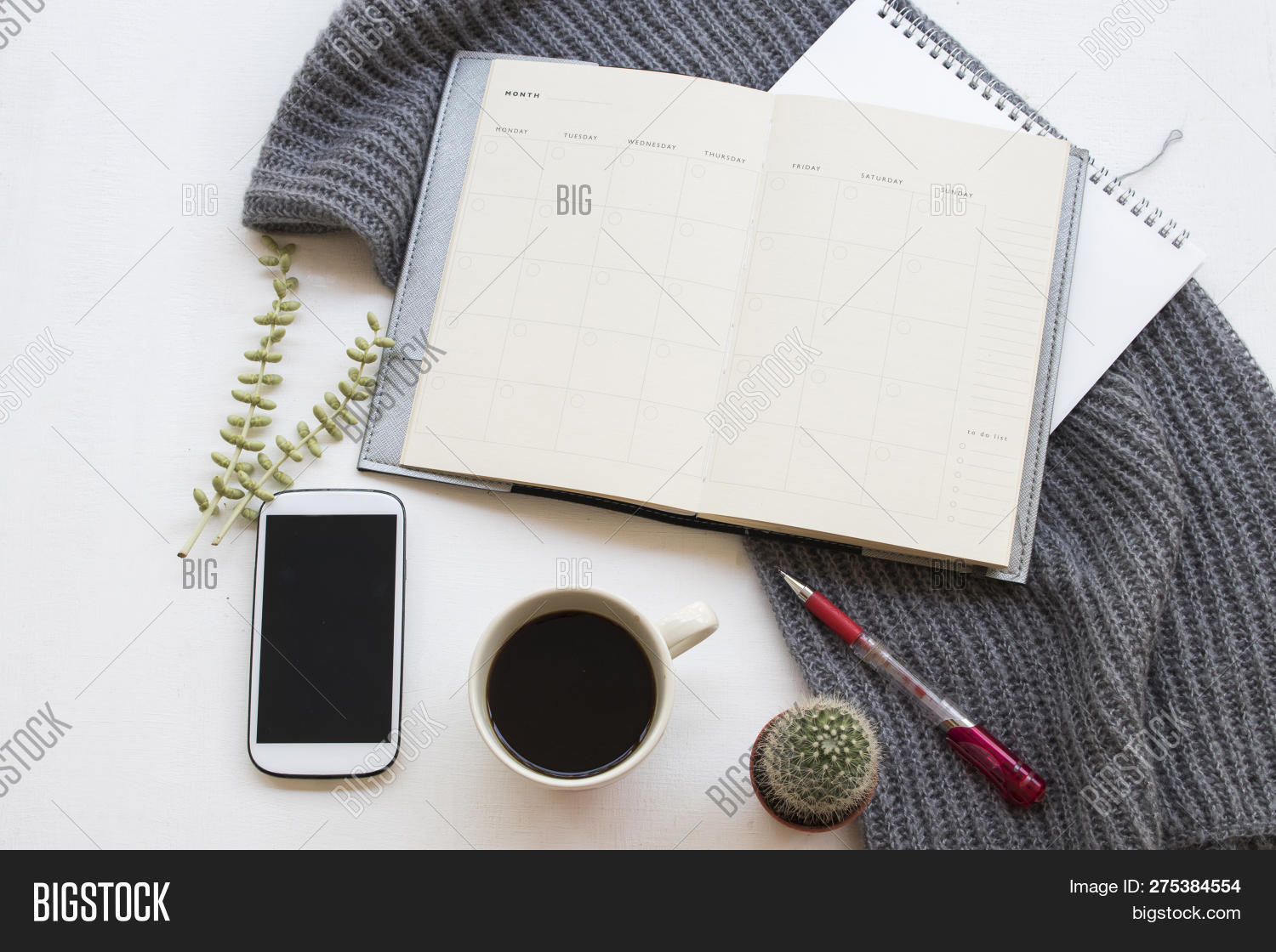 Notebook Planner , Image & Photo (Free Trial) | Bigstock