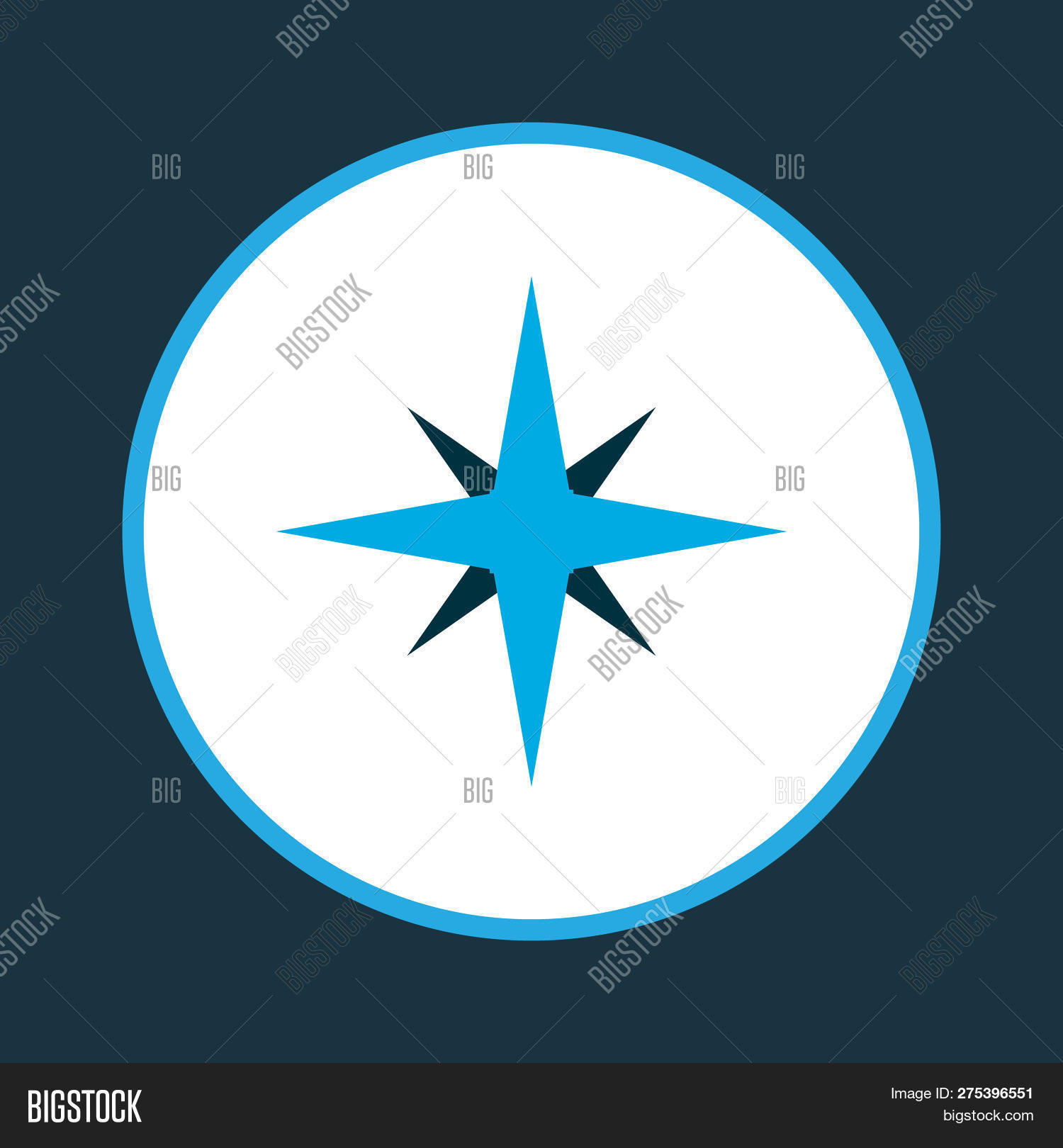 Qiblah Icon Colored Image & Photo (Free Trial) | Bigstock