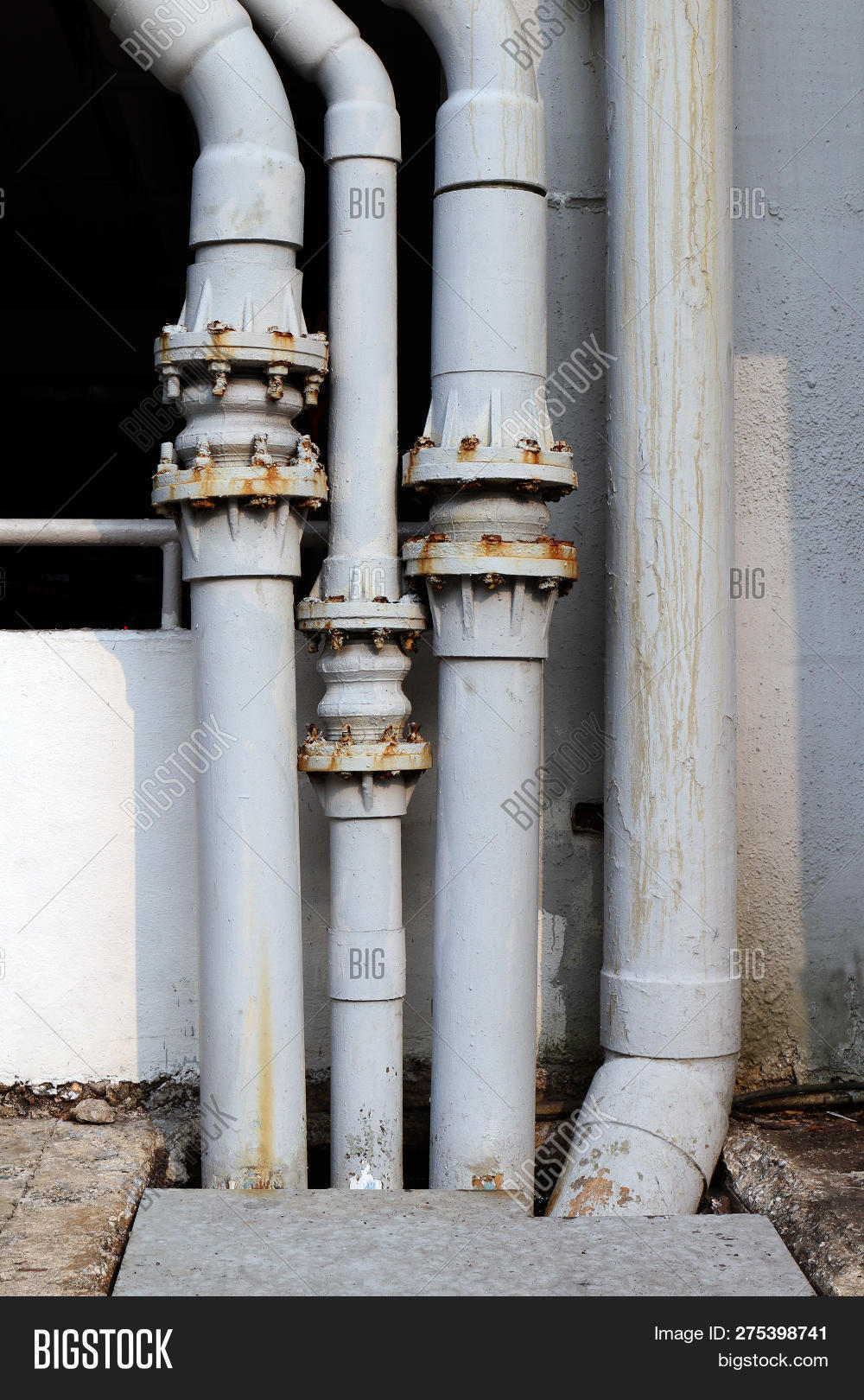 Drainage Metal Pipes, Image & Photo (Free Trial) | Bigstock