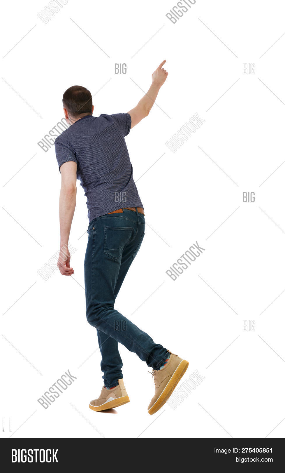 Back View Man Running Image & Photo (Free Trial) | Bigstock