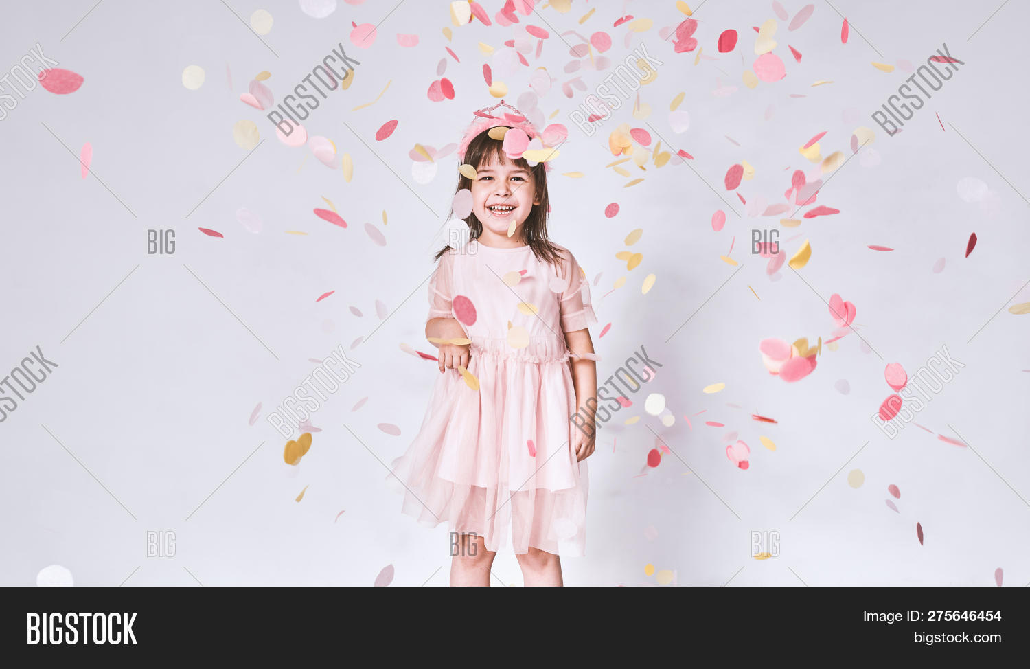 Happy Cute Little Girl Image & Photo (Free Trial) | Bigstock