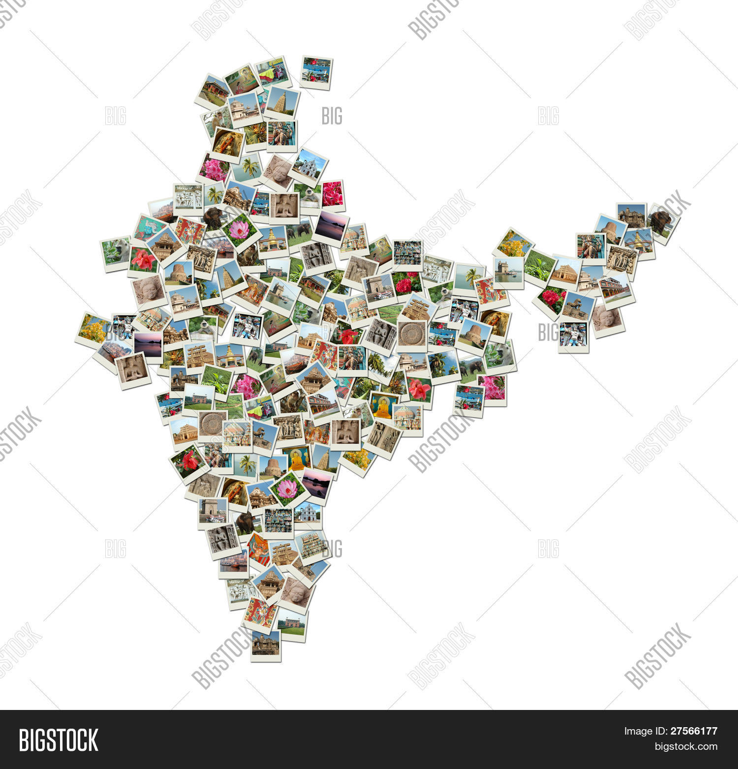 Map India - Collage Image & Photo (Free Trial) | Bigstock