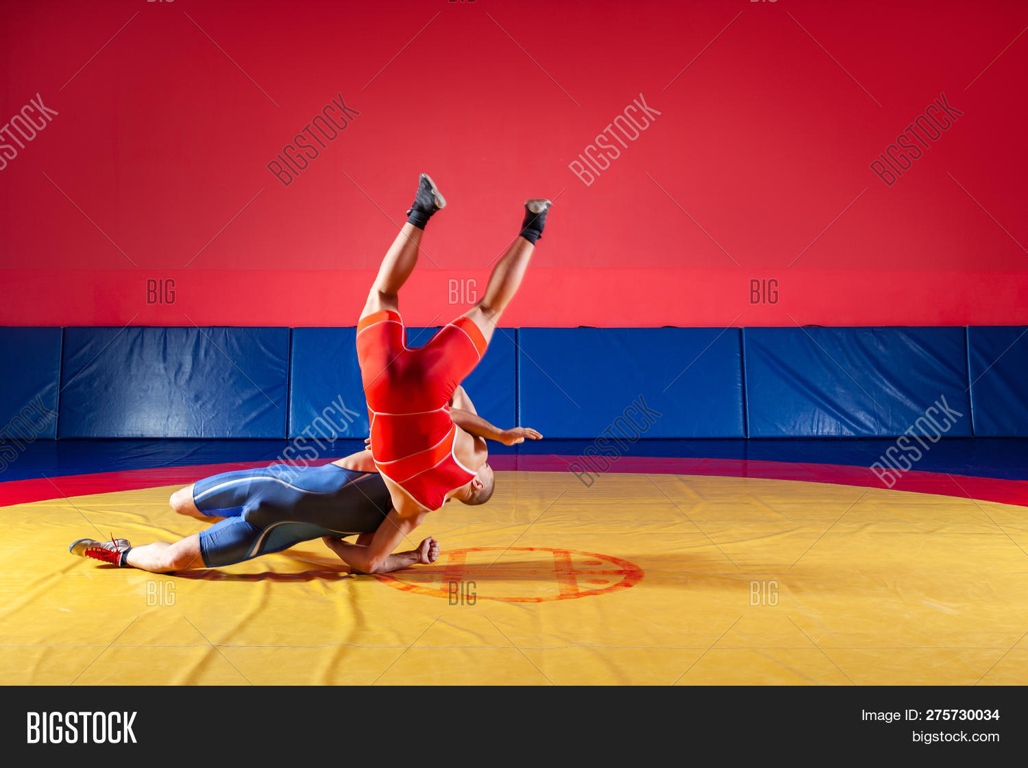 Two Strong Wrestlers Image & Photo (Free Trial) | Bigstock