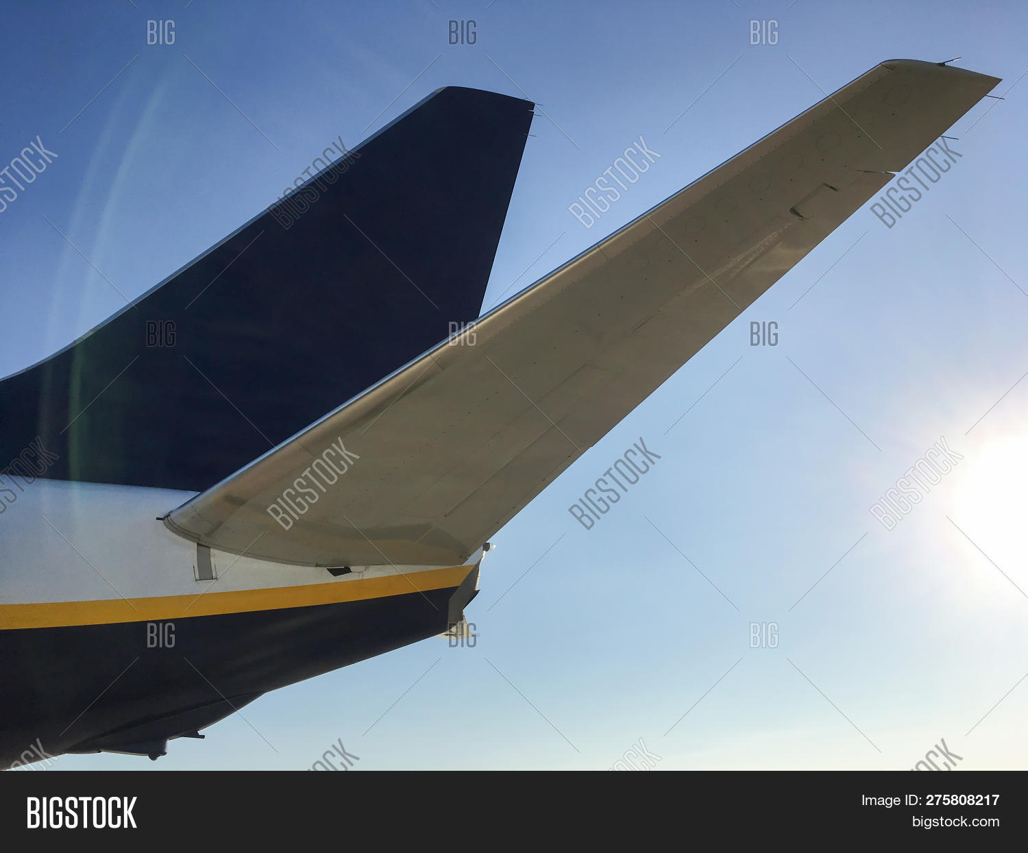 Tail Plane Against Image & Photo (Free Trial) | Bigstock